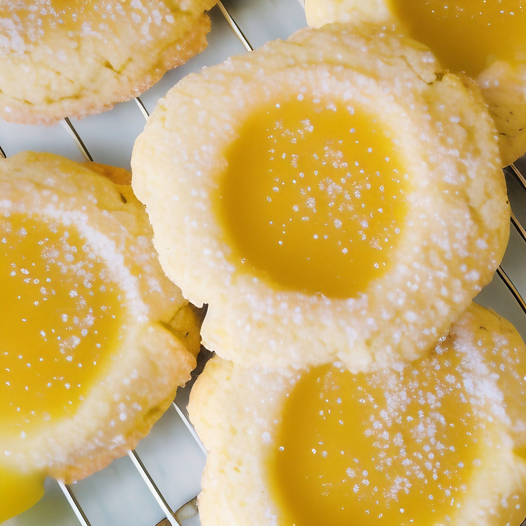 Lemon Curd Thumbprint Biscuits Recipe- British Bundles