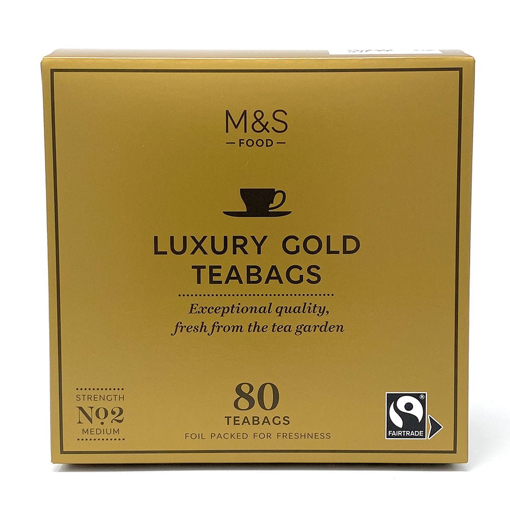 Marks & Spencer Luxury Gold Tea 80 Bags - British Bundles